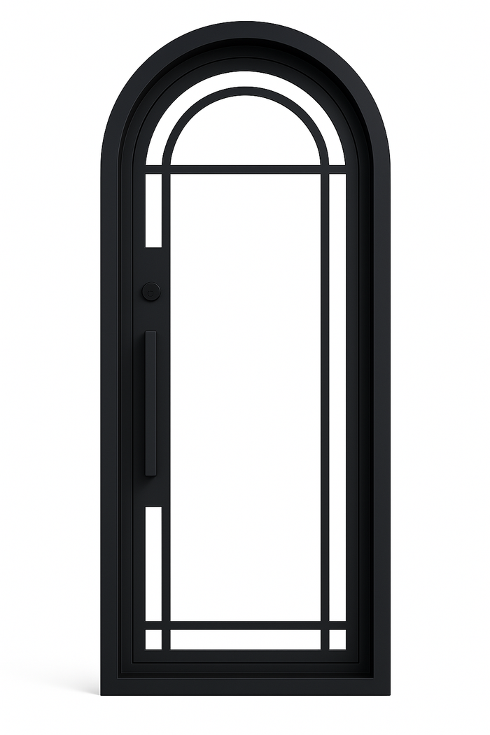 Crystal Full Arch Exterior French Door | Native Doors